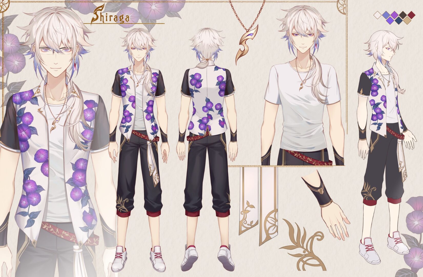 Reference Sheets - Shiraga | Variety Vtuber